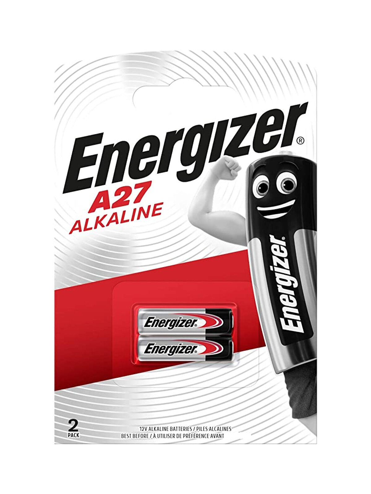 Батарейки А27 Energizer V27A / MN27 / 8LR732 12В блистер 2 шт