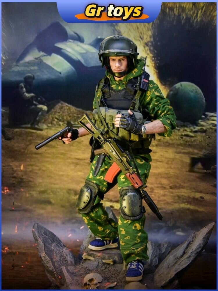 Серия фигурок HMTYQNB: DAMTOYS DAM 78087 Фигурка 1/6 Спецназ Внутренней Гвардии России Бэтмобиль 37CM