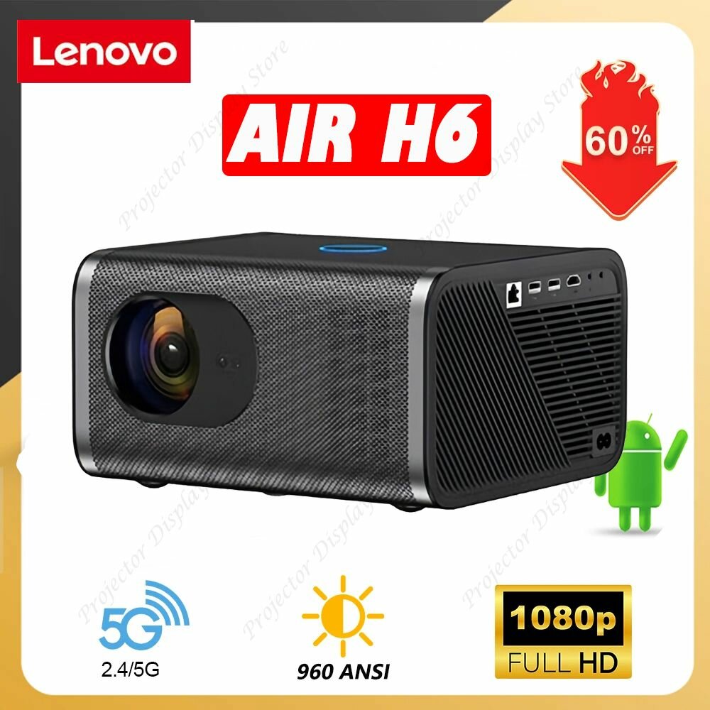 Lenovo Проектор, 1LCD, черный