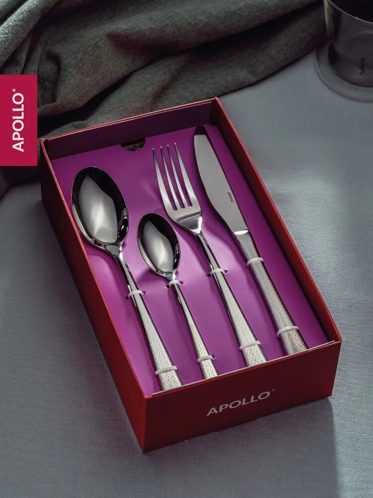 Столовые приборы APOLLO "Aurora", 24 предмета, на 6 персон