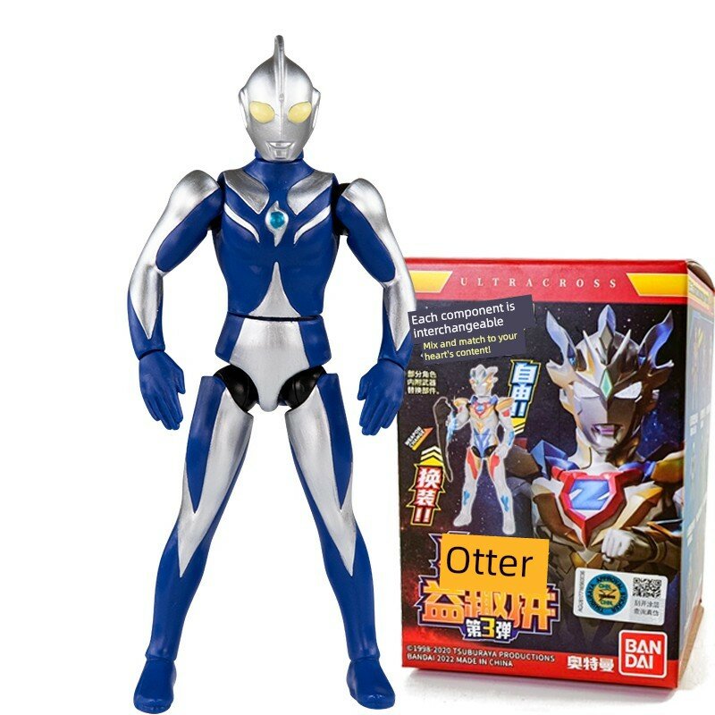 Набор фигурок-конструкторов Bandai Ultraman Fun Puzzle Series 2, 3 и 4 Hero Series, серия Blind Box, детская игрушка.