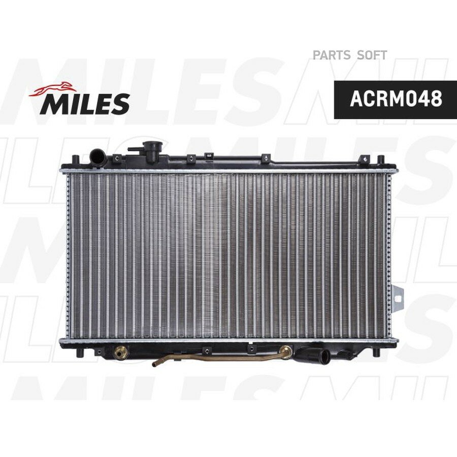 MILES ACRM048 Радиатор KIA SPECTRA/SHUMA 1.5-1.8 A/T 96-07 ()