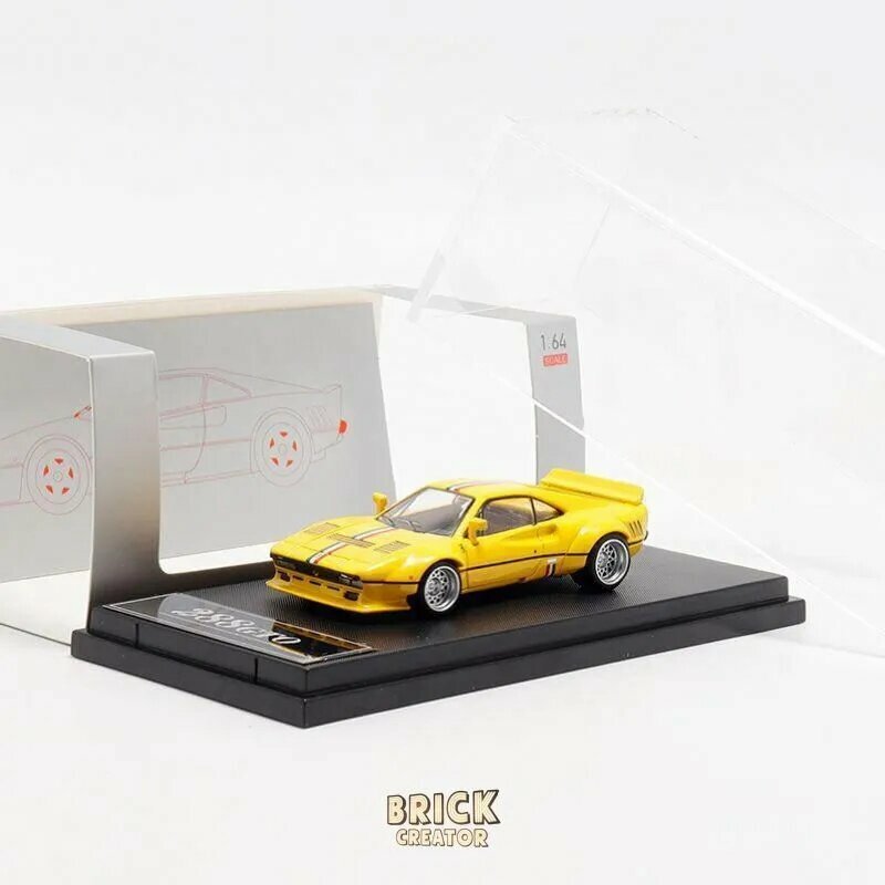 Миниатюрная модель автомобиля из литого металла Феррари 288 GTO модель автомобиля Игрушки 1:64 Ferrari 288 GTO