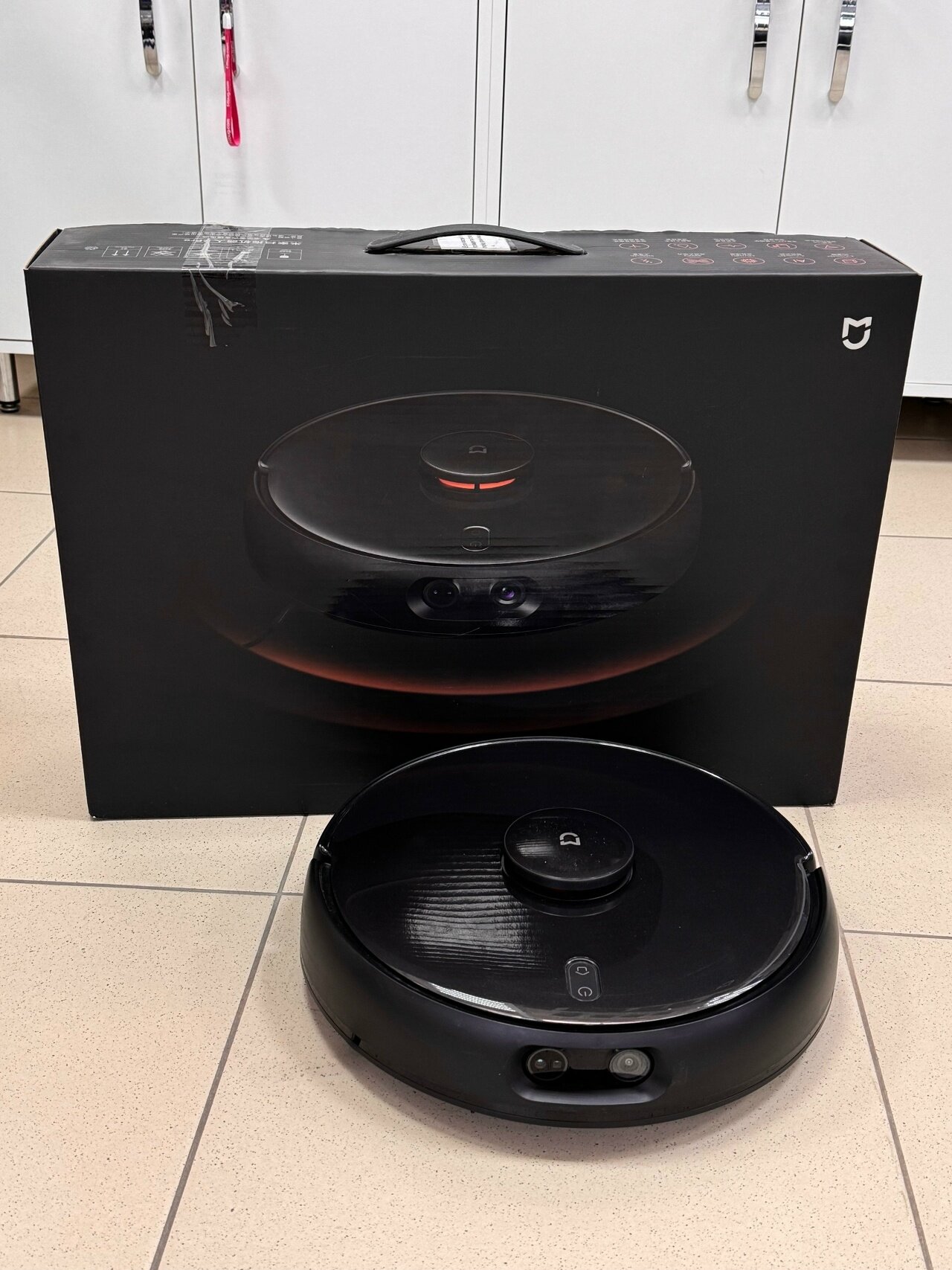 Робот-пылесос MIJIA Mop 2 Pro, Мощность 50 Вт, Экосистема Умного Дома Яндекса, чёрный
