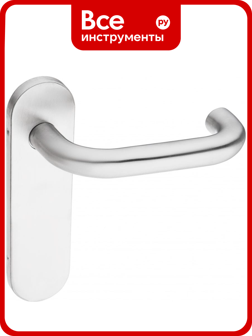 Дверная ручка на планке PALIDORE u2203/9-9/inox без отверстия под цилиндр, Современный