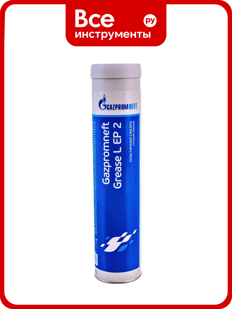 Смазка GAZPROMNEFT Grease L EP 2 400g 254110045, для защиты узлов трения промышленных механизмов транспортных