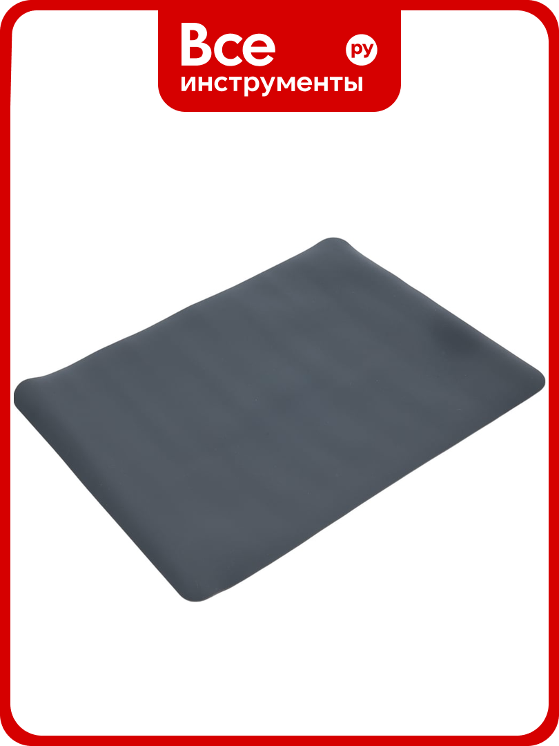 Силиконовый коврик для выпечки PERFECTO LINEA прямоугольный 38x30 см серый