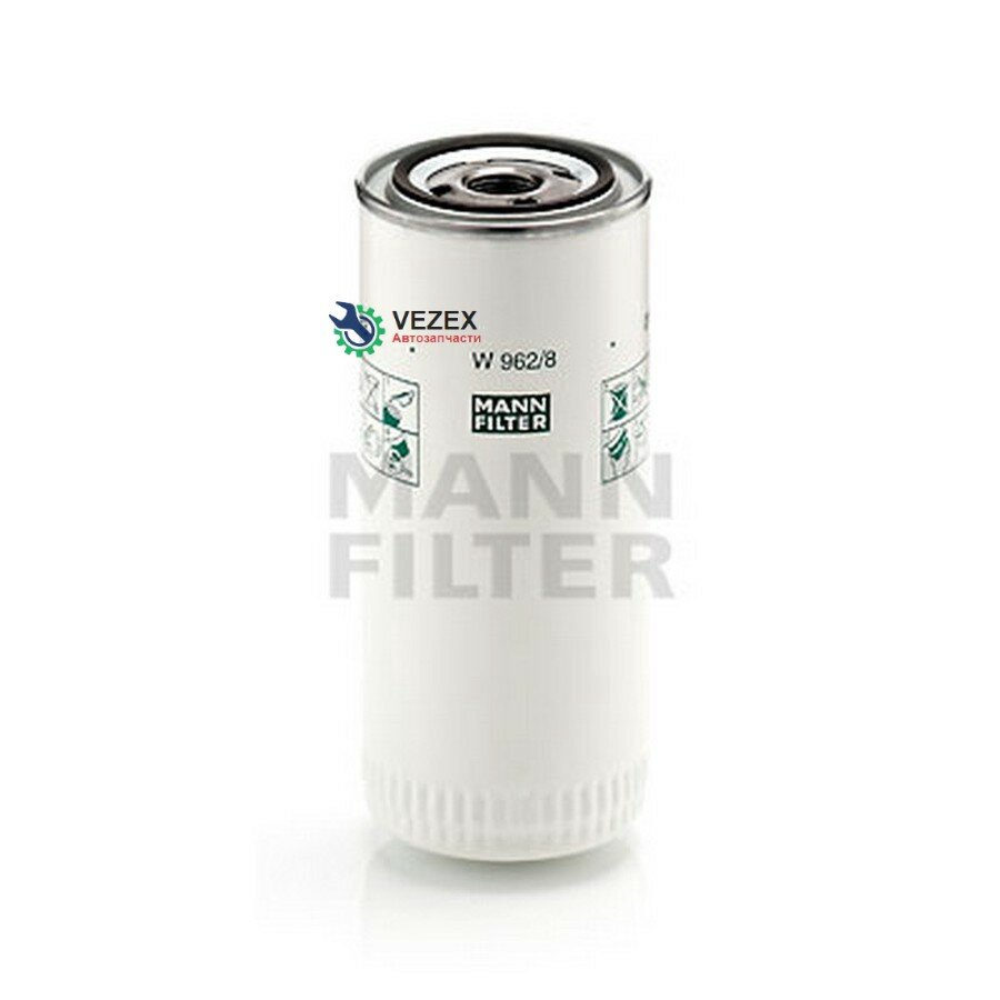 MANN-FILTER W962/8 Фильтр масляный W962/8