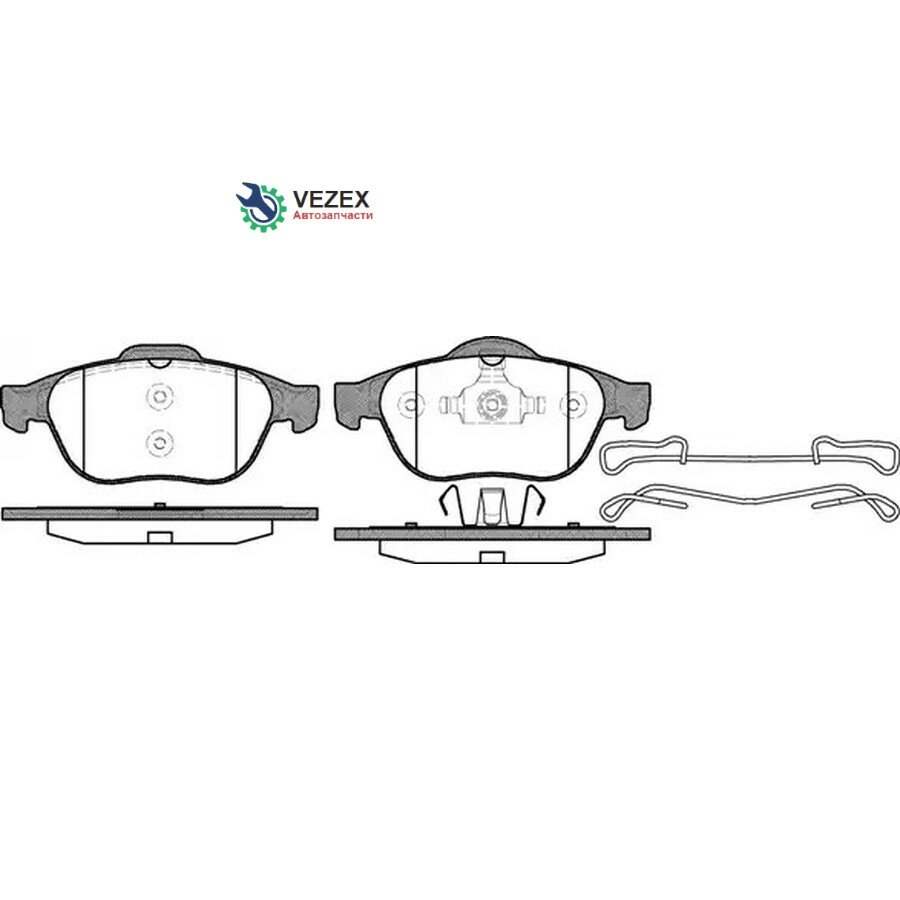 REMSA 084310 843 10 [7701206599] ! колодки дисковые п.\ Renault Laguna 01>