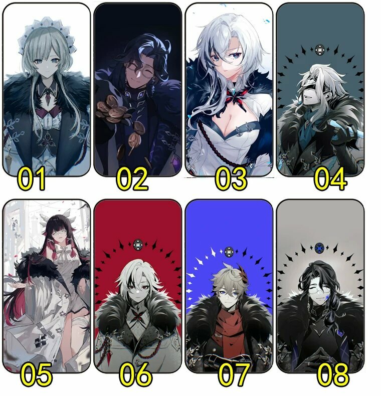 Чехол для телефона Genshin Impact - Шоколадный - Универсальная подгонка для iPhone, Samsung, Huawei, Xiaomi, OPPO,