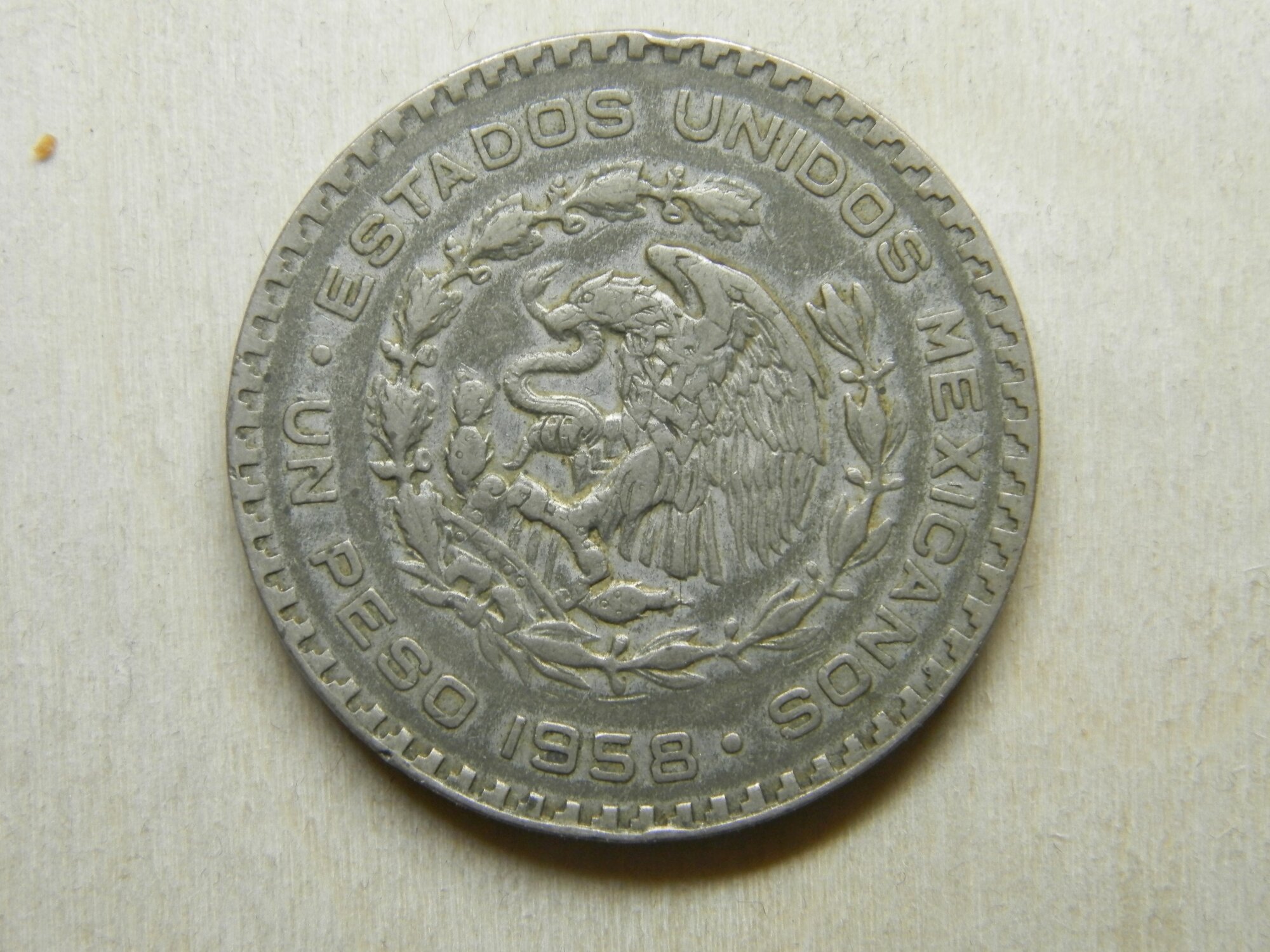 1 песо. Мексика 1958г