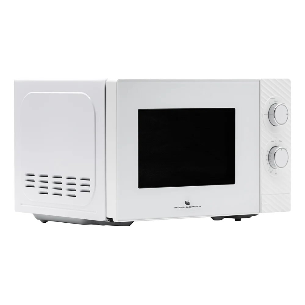 Микроволновая печь General Electronics GE-MS120W, 700Вт, 20л, эмаль, белая — фото 1