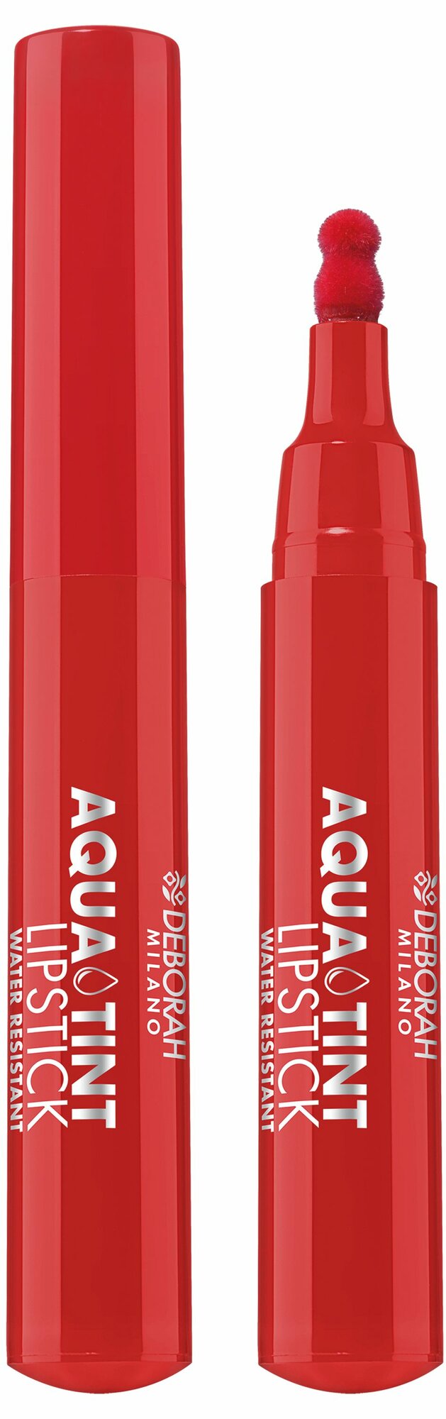 Deborah Milano Тинт для губ тон 04 красный AQUA TINT LIPSTICK 2.5 г.