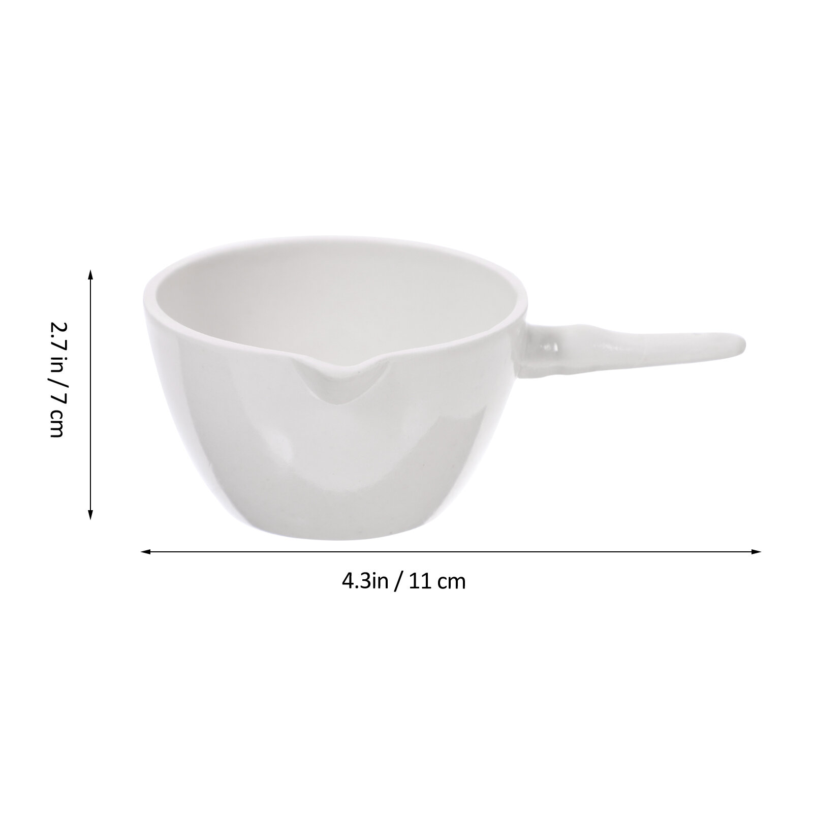 Evaporating Dish Ceramics С Трещоткой Для Школы И Лаборатории 2 Пcs 11X7X4.5Cm
