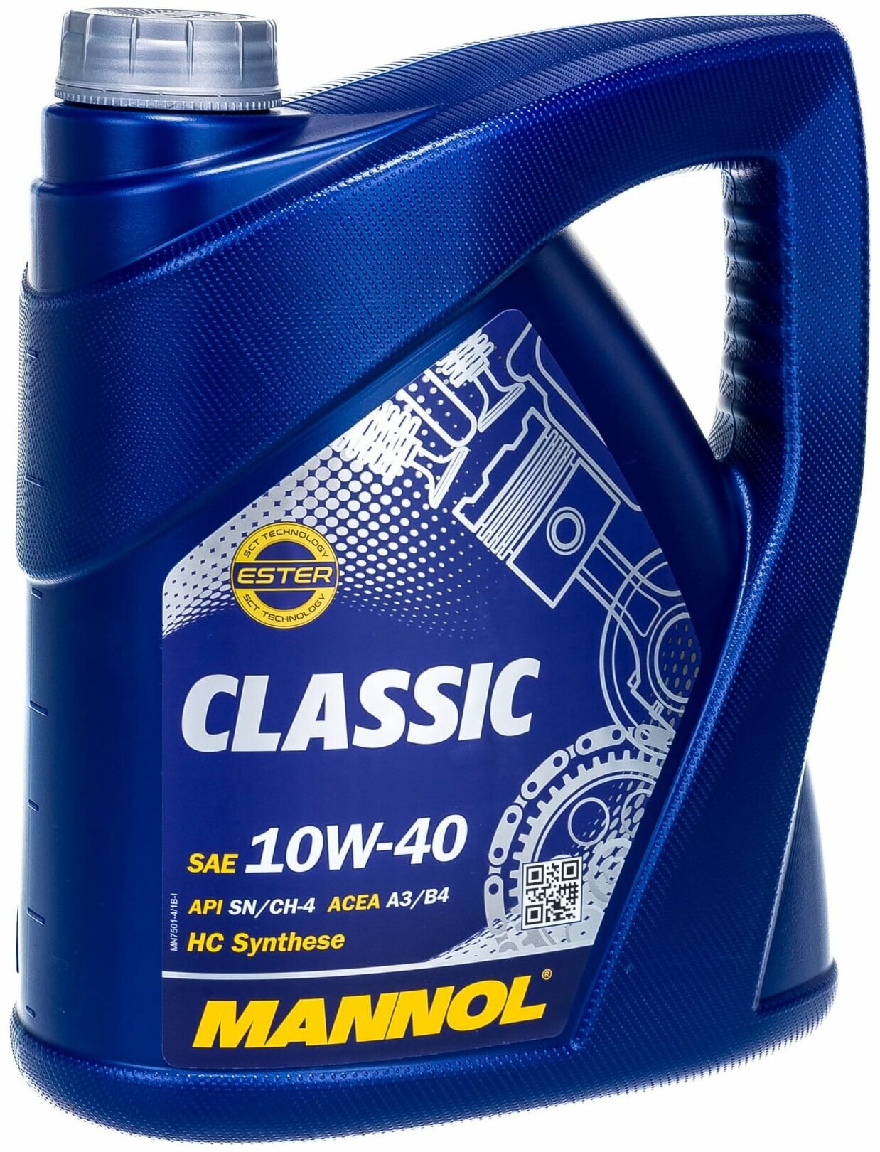Масло моторное Mannol (SCT) Classic 10w40 (4л) ПолуСинтетика SM/CF