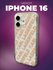 Защитный Чехол на Iphone 16 прозрачный с надписями, ударопрочный