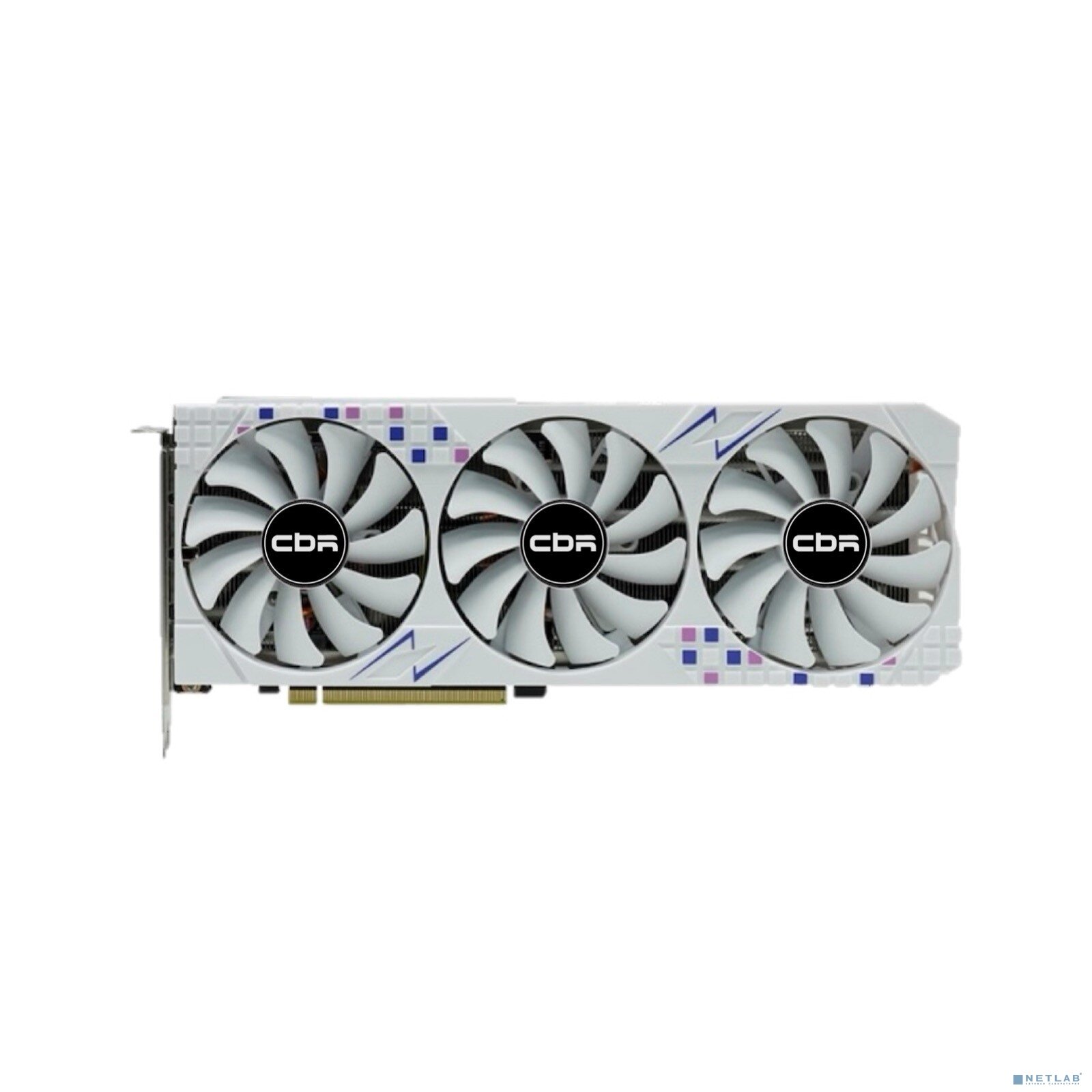 Видеокарта CBR RTX 3070Ti 8GB, GDDR6, 256BIT, 1575-1770Mhz, 290W (HDMI/3xDP)[VGA-STX3070TI-8G-RTL]