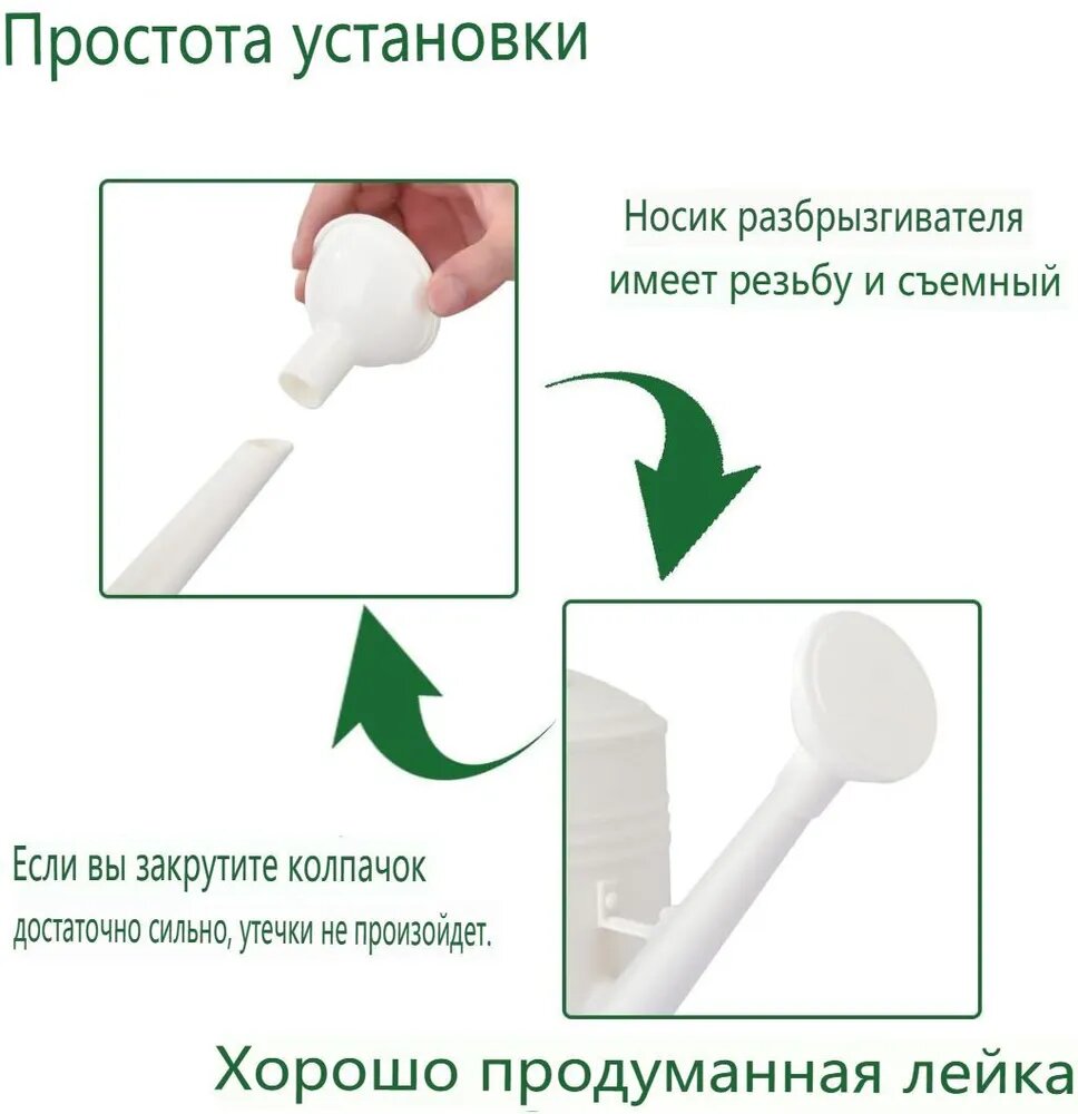 Лейка, 2 л 1 шт — фото 1