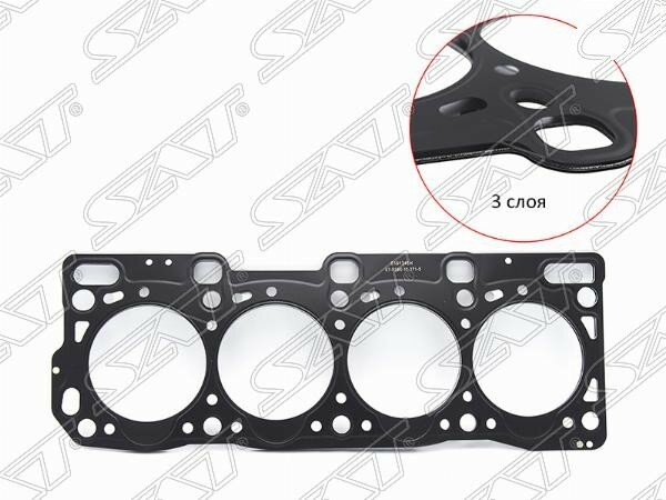 Прокладка ГБЦ SAT ST-R2B6-10-271-S MAZDA BONGO/ NISSAN VANETT/KIA BONGO R2 металл