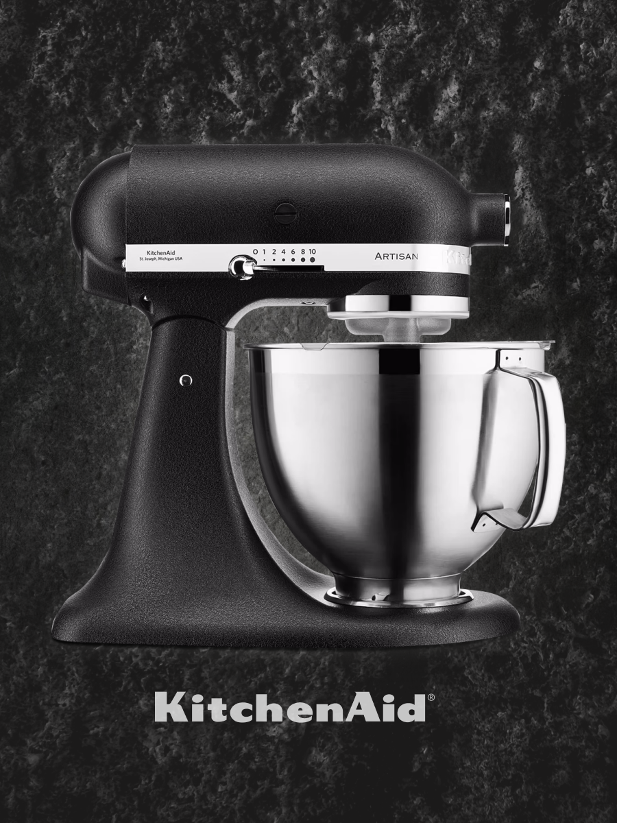 Планетарный Миксер KitchenAid ARTISAN 4.8 л, черный чугун, 5KSM175PSEBK