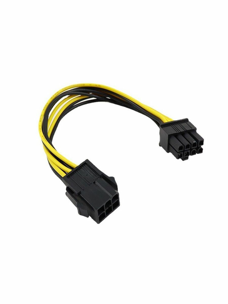 Кабель питания PCI-E 6 pin - PCI-E 8 pin — фото 1