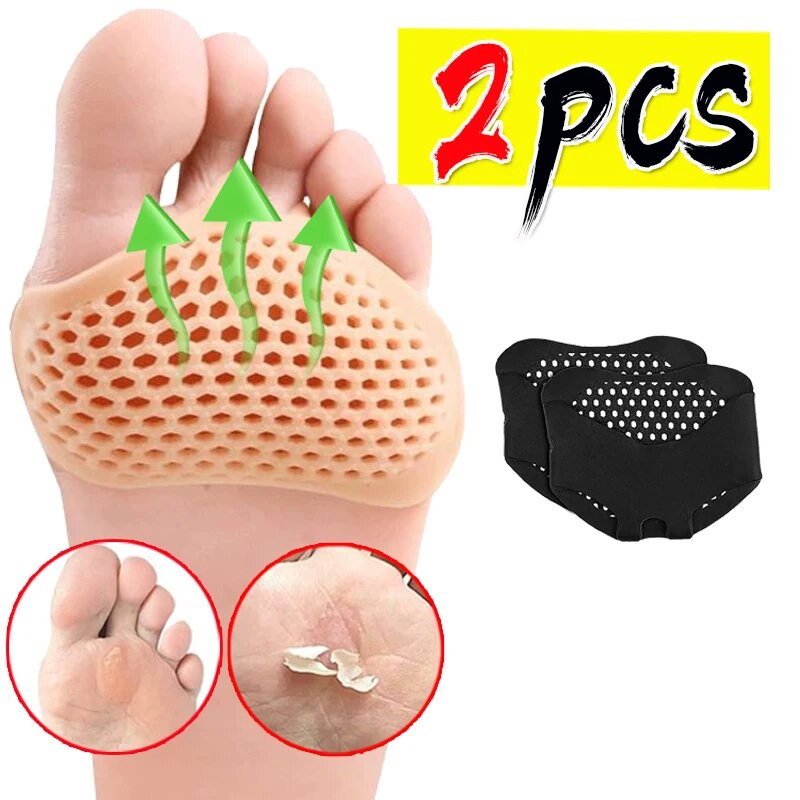 Силиконовые накладки для стопы SEBS Peak black-2pcs