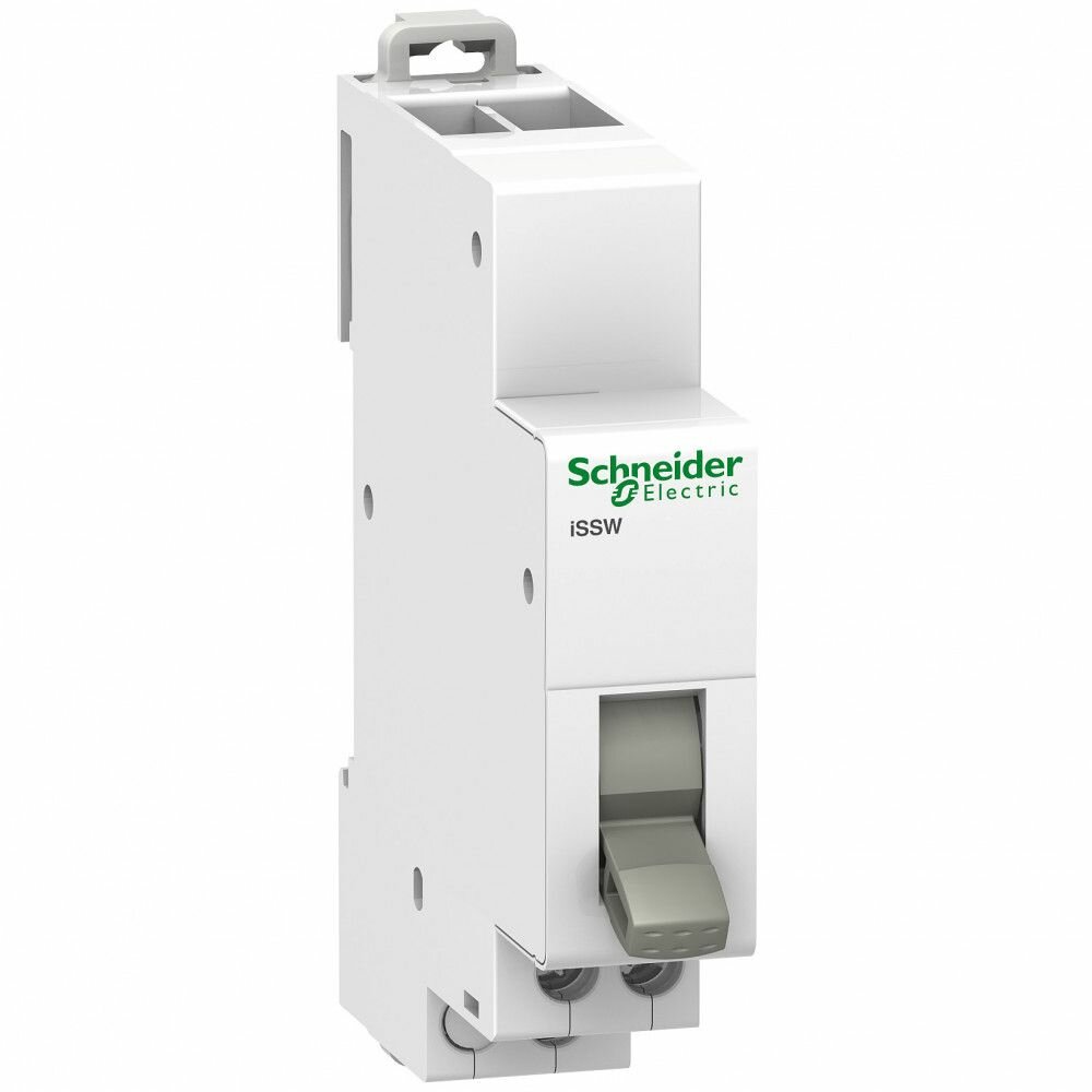 Трехпозиционный переключатель iSSW Acti 9 Schneider Electric 1 полюса 1НО-0-НО 20А 250В 1 модуль A9E18073