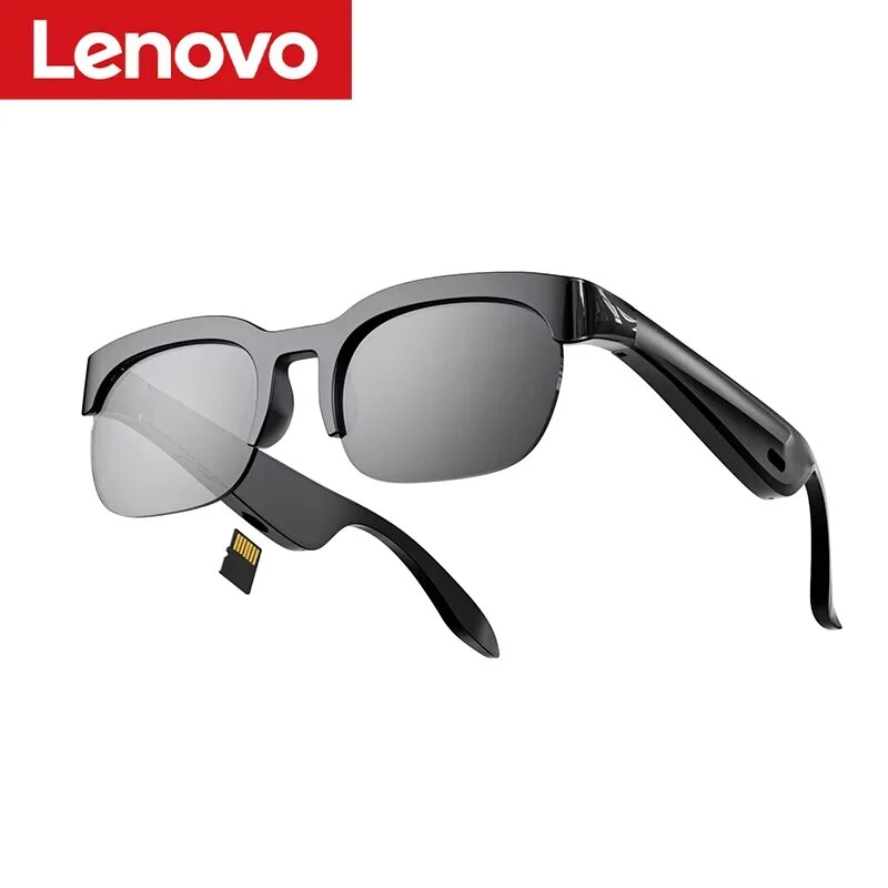 Умные очки Lenovo 8K HD с ИИ, сенсорным управлением, камерой, функцией записи, переводчиком, голосовым помощником, музыкой и Bluetooth