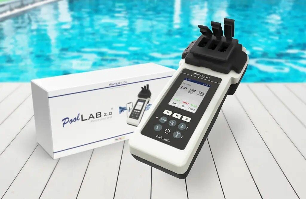 Фотометр/тестер Pool Lab 2.0, для измерения уровня веществ в воде бассейна — фото 1