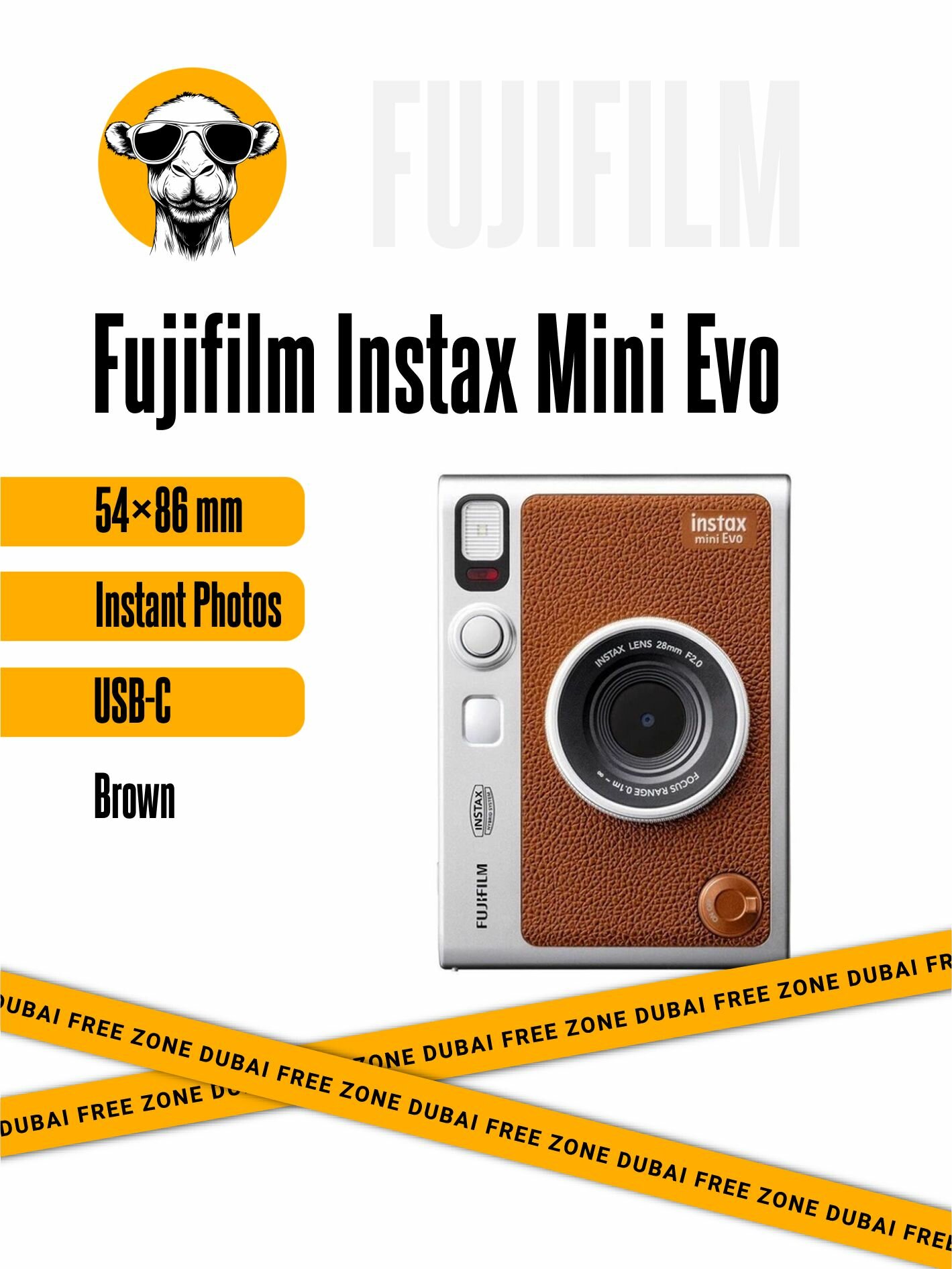 Фотоаппарат Fujifilm Instax Mini Evo Brown