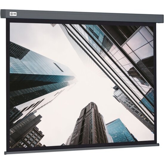 Экран Cactus 183x244см Wallscreen CS-PSW-183X244-SG 4:3 настенно-потолочный рулонный серый