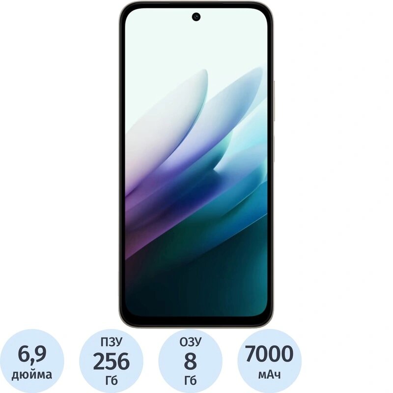Смартфон Xiaomi Redmi 15 8+256 Гб серый (MZB0L12RU)