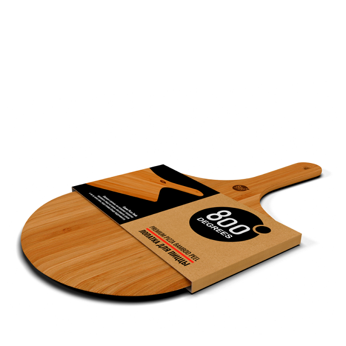 Лопатка для пиццы бамбуковая 800 Degrees Pizza Bamboo Paddle