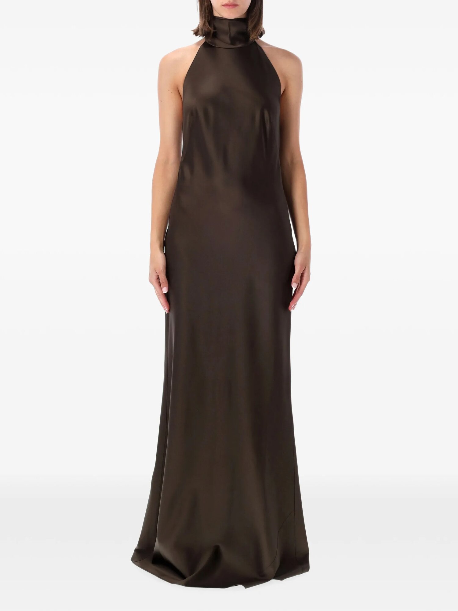 Платье Chilton halterneck tie-back gown