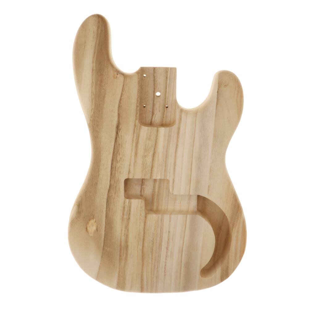 Набор для самостоятельной сборки бас-гитары PB Bass DIY: корпус из цельного клена без отделки.