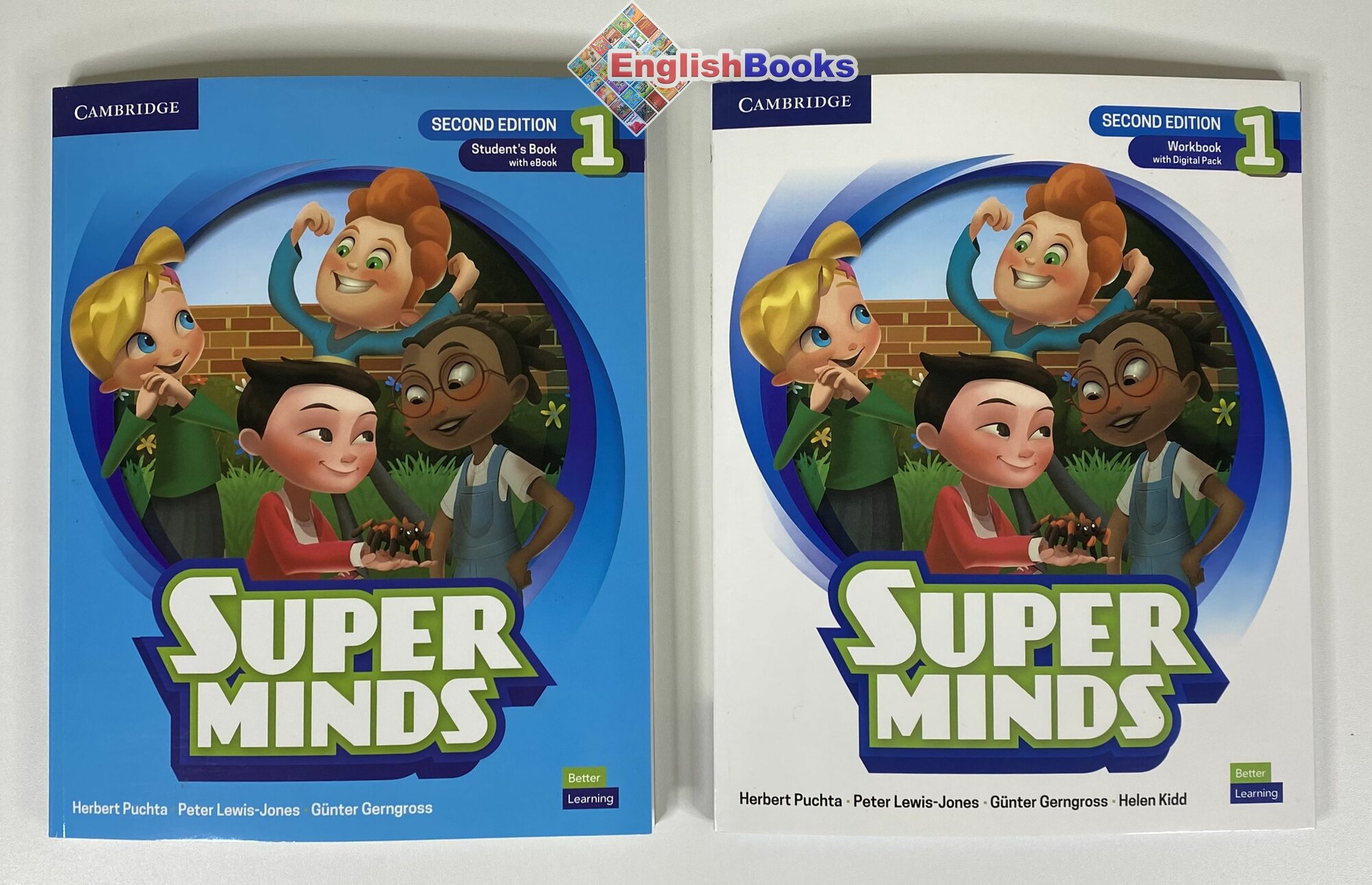 Super Minds 1, second edition, комплект учебник (student book), рабочая тетрадь (workbook), диск — фото 1