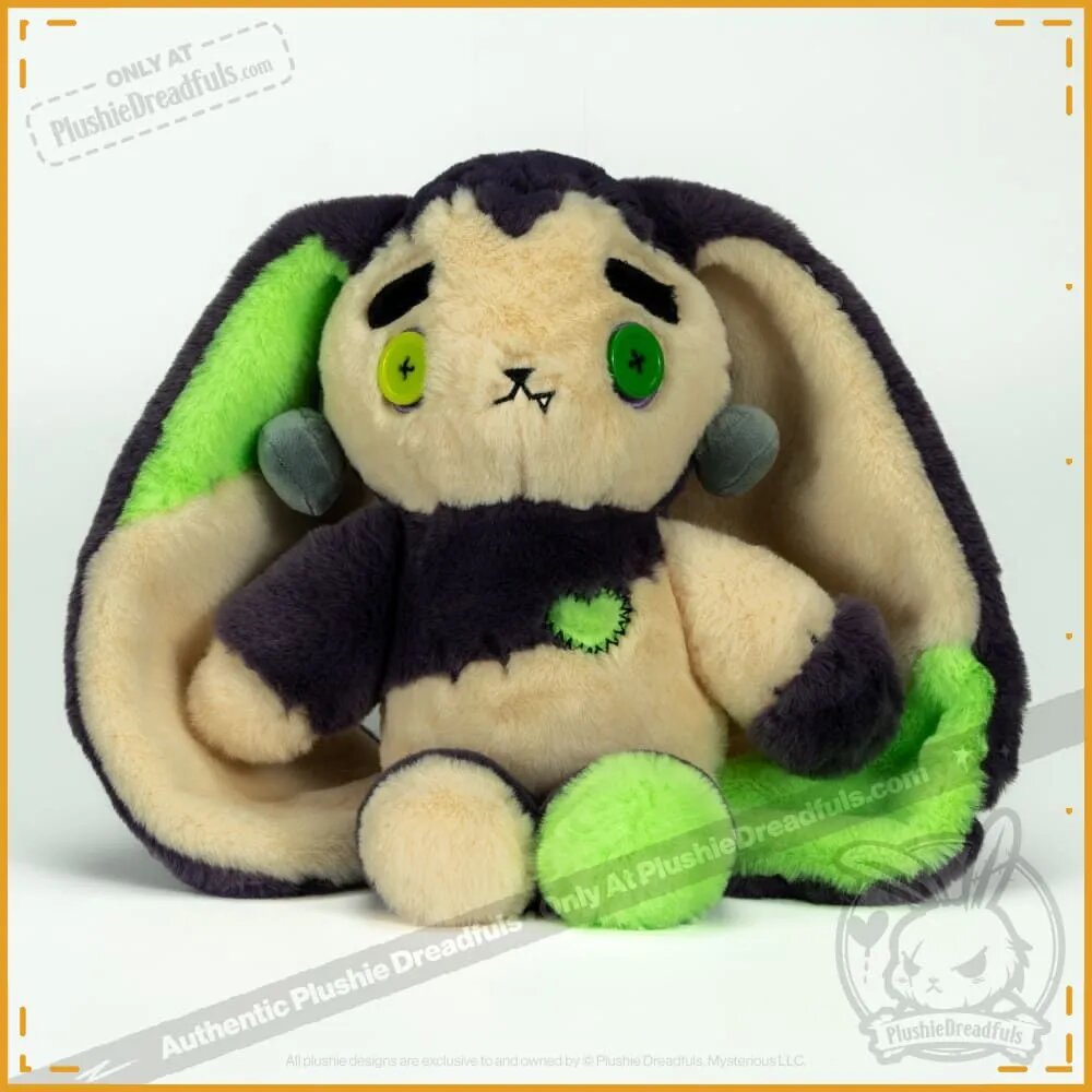 Мягкая игрушка Франкенбанс Монстр 60 см, плюшевый зайка Plushie Dreadfuls