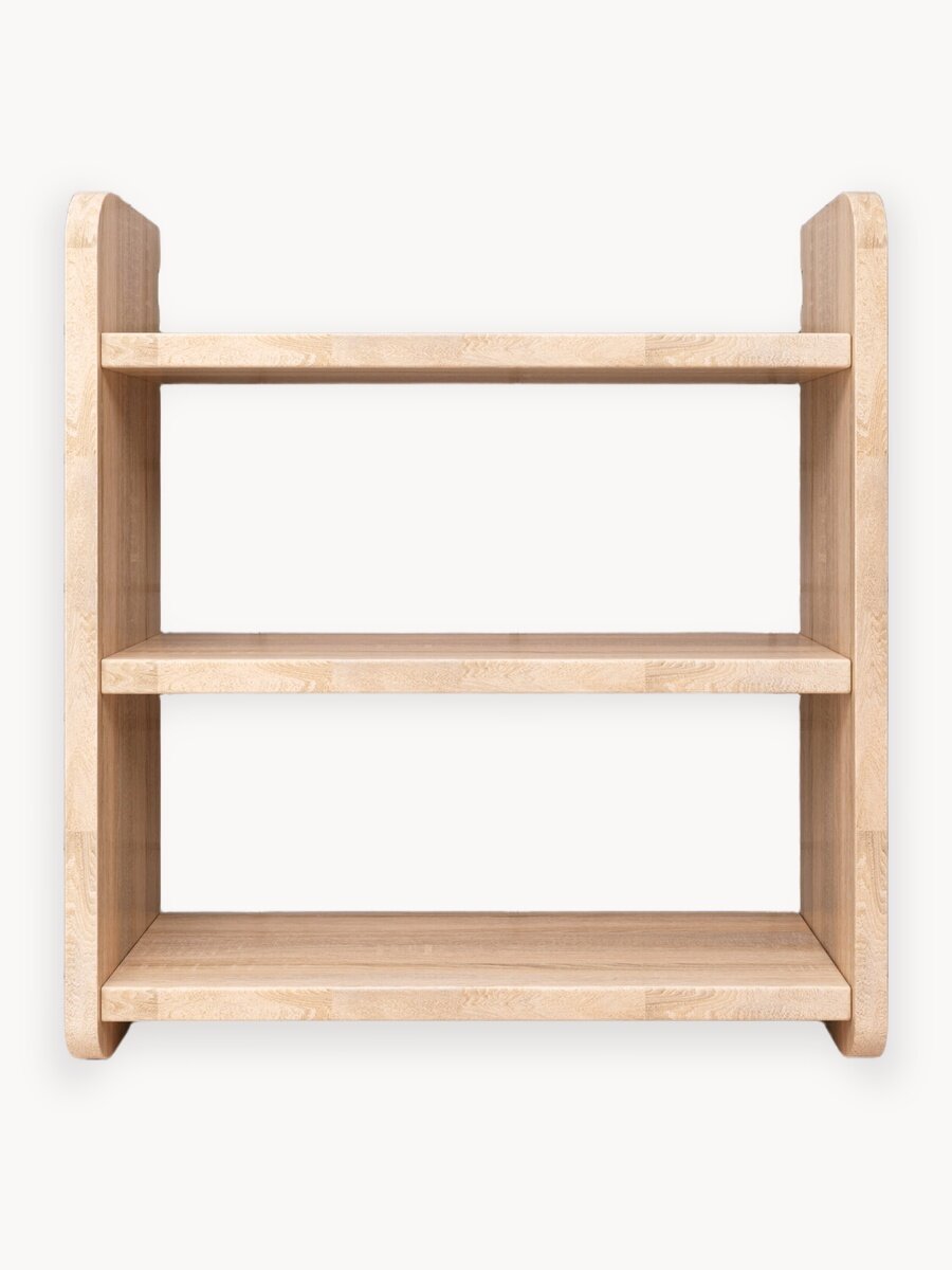 Полка этажерка настольная, настенная кухонная для специй, дуб сонома