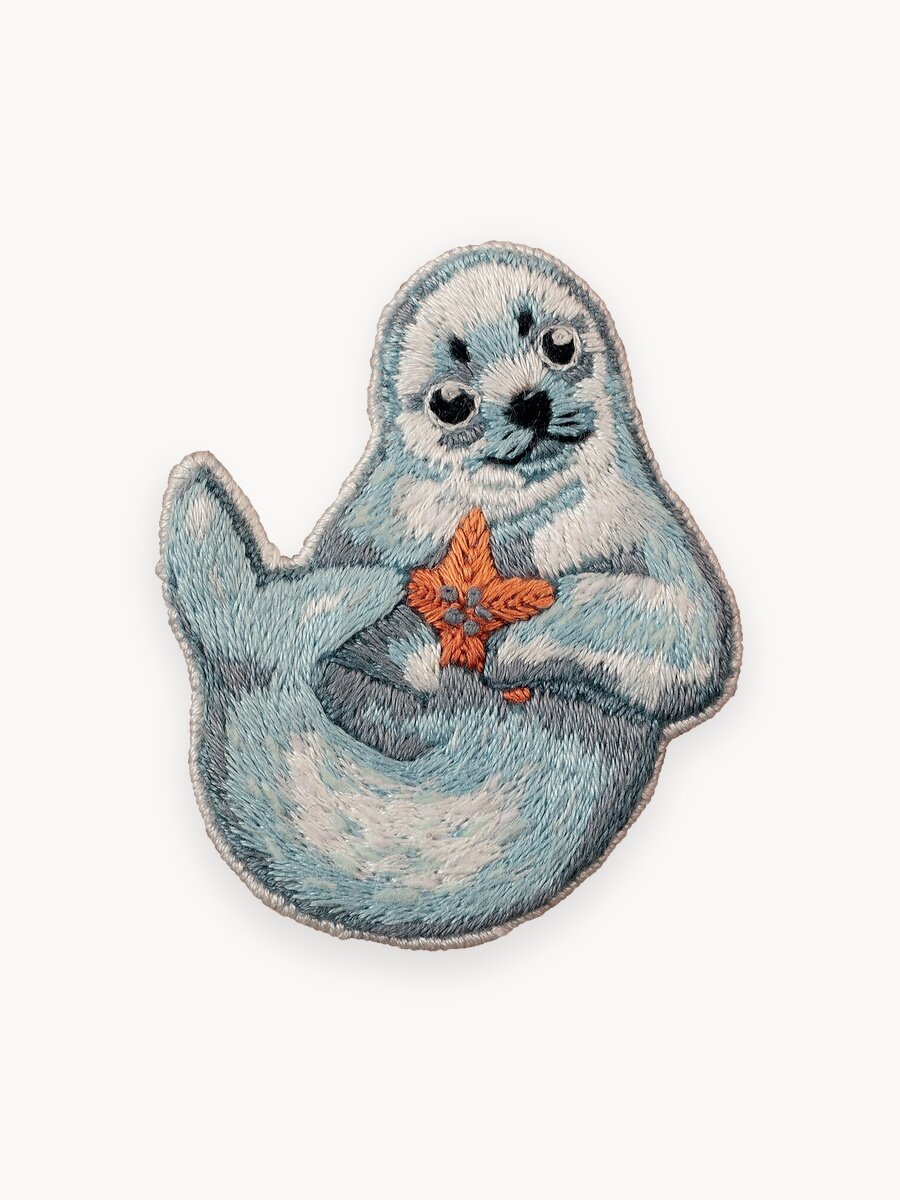 Набор для вышивания PANNA "Живая картина" JK-2213 "Брошь. Белёк" 5 х 6 см