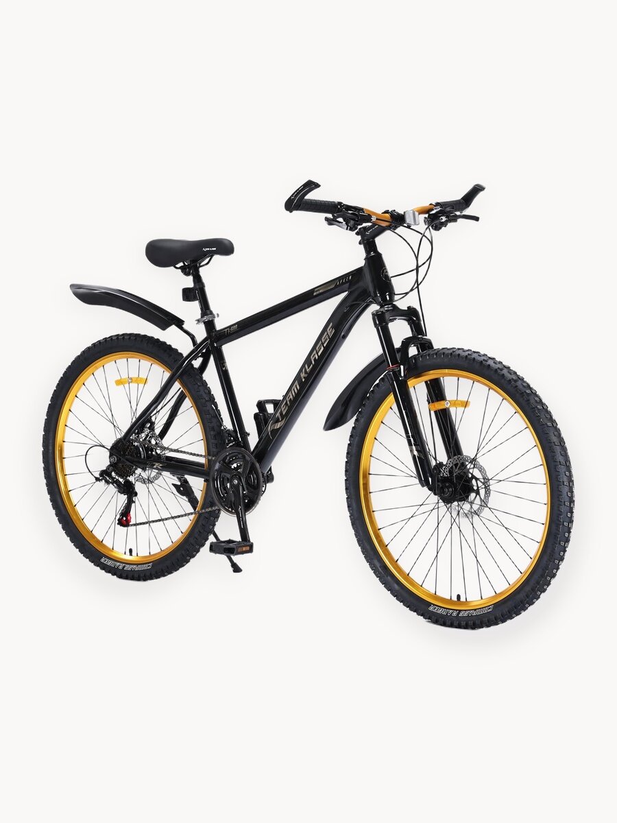 Велосипед Team Klasse TB-10-A, горный, 21 скорость, стальной, черный