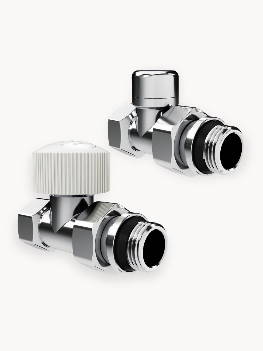 Набор термостатический прямой Royal Thermo Design 1/2"М30х1,5 (Хром)