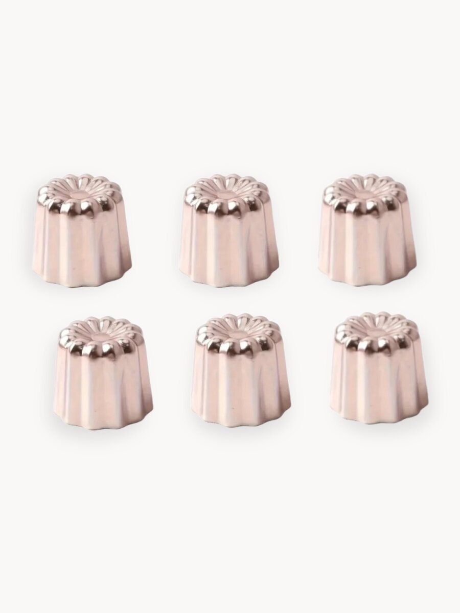 6 шт, форма для торта French Reve, антипригарная алюминиевая форма для мусса-канели, кексов, пудинга для дома, сделай сам, выпечка канеле, формы для выпечки