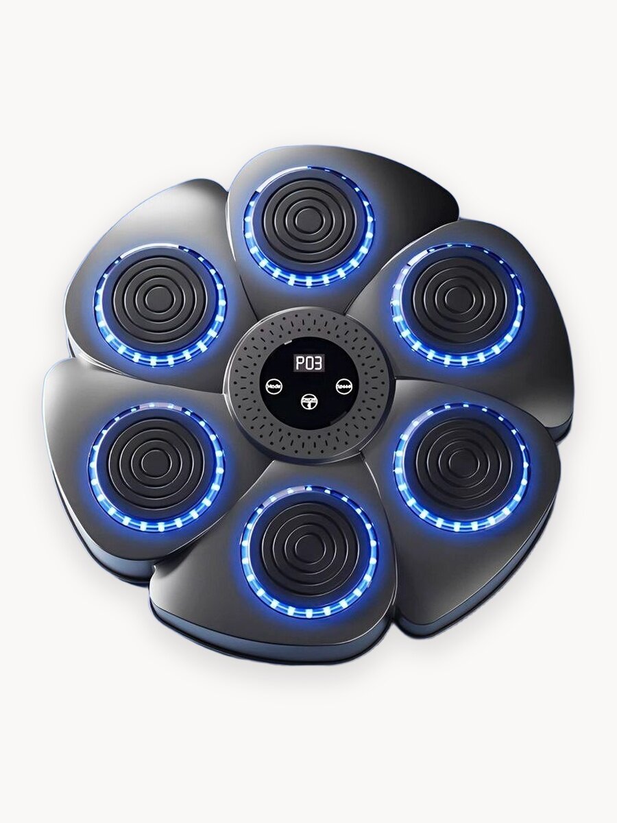 Настенный электронный Боксерский тренажер музыкальный, интерактивный тренажер с музыкой, блютуз, со скакалкой