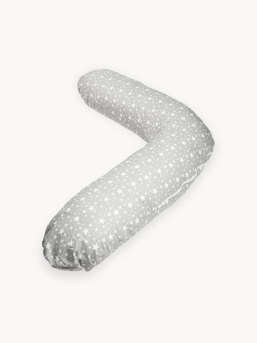 Подушка для беременных и кормящих, форма бумеранг, 180х35 см