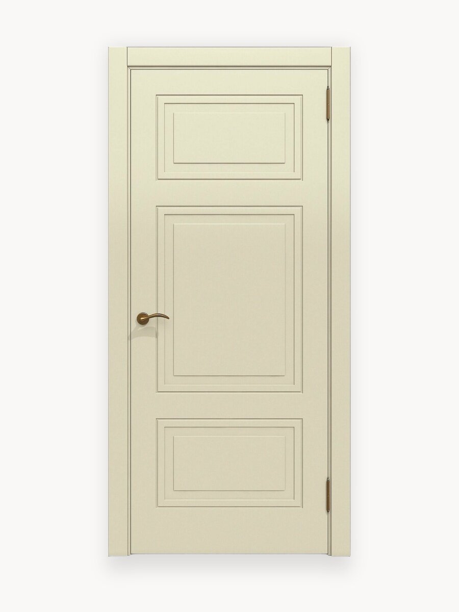 Дверь межкомнатная "Париж Панакота", глухая, бежевая, 80x200 см