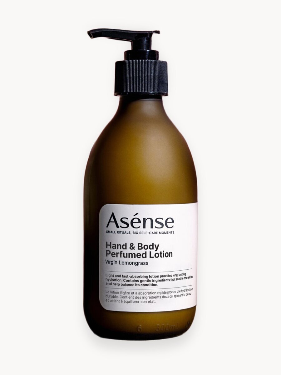 Натуральный лосьон для тела ASENSE парфюмированный аромат лемонграсс 300 мл.