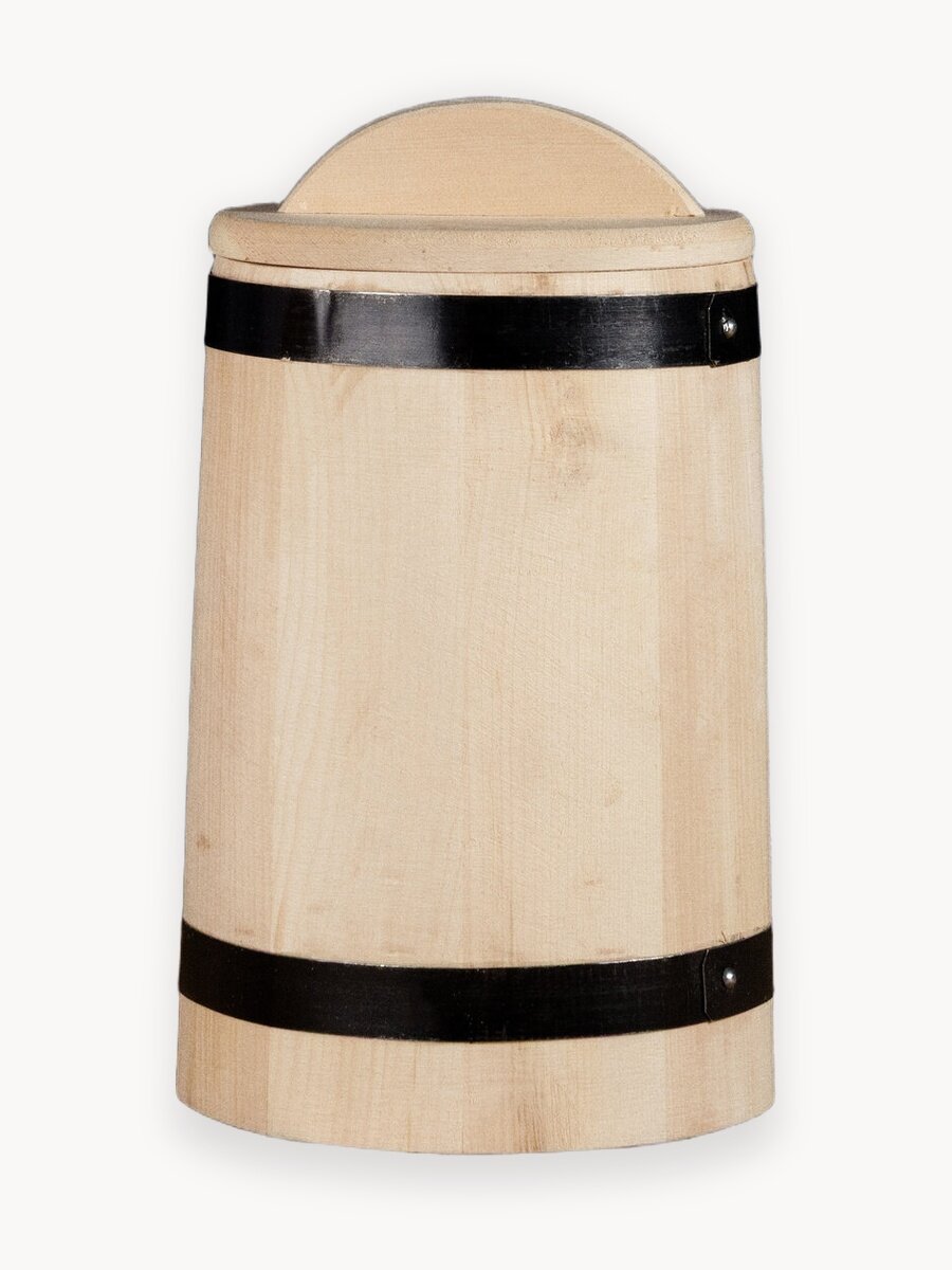 Кедровая кадка 5л с гнетом для засолки капусты, огурцов, помидор, грибов