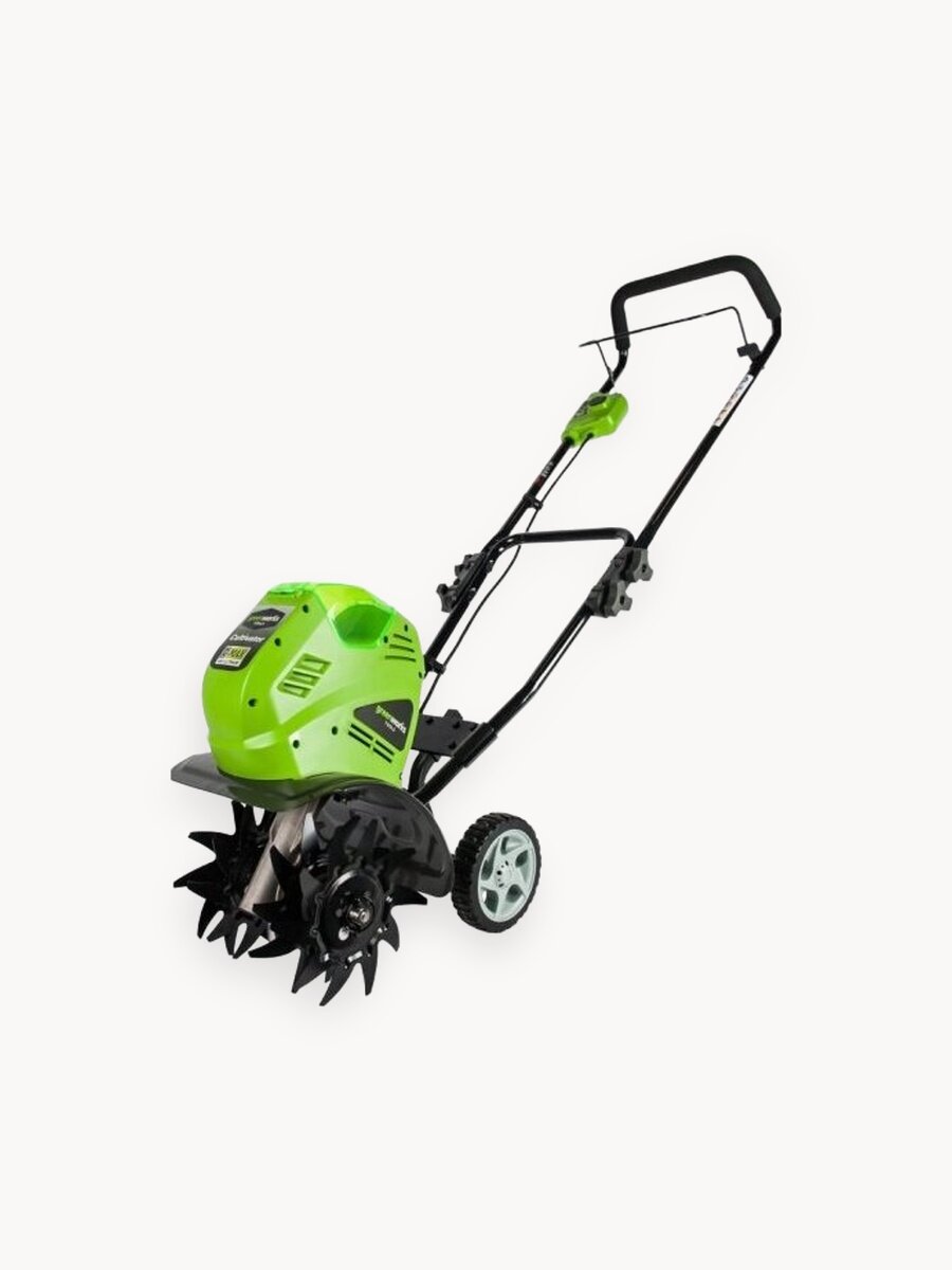 Культиватор электрический Greenworks G40TL, 40V, с 1хАКБ 4 А. ч и ЗУ