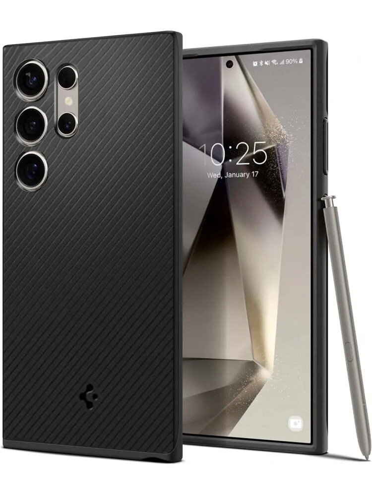Чехол для мобильного телефона Spigen Samsung Galaxy S24 Ultra 6,8 дюймов, Mag Armor Magfit, совместимый с магнитной зарядкой, защитный чехол от падения