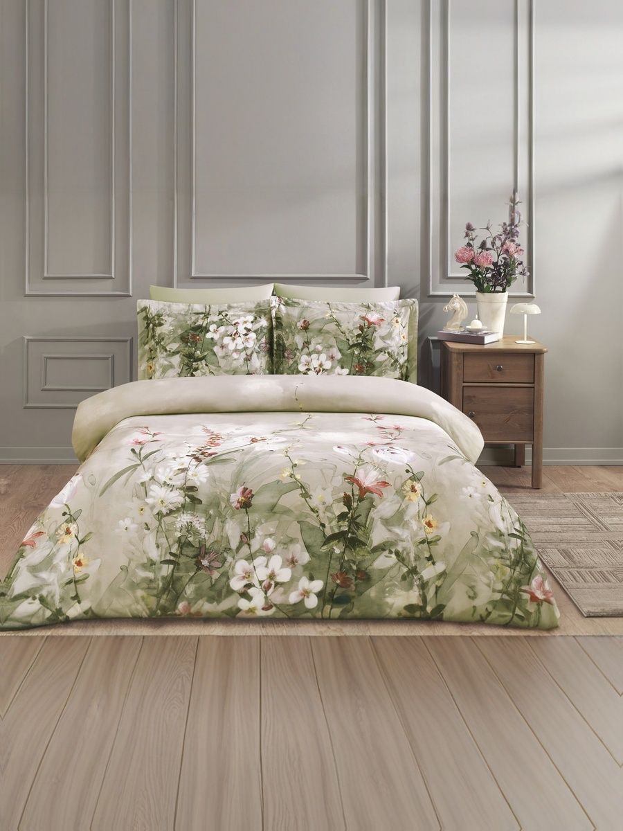 Постельное белье Tivolyo Home BATIC сатин люкс евро